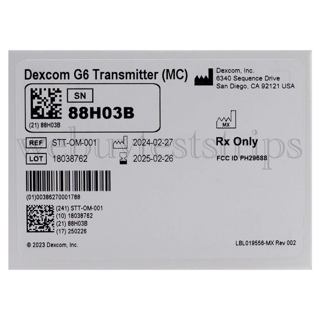 DEXCOM G6 Transmitter Orange - We Buy Test Strips